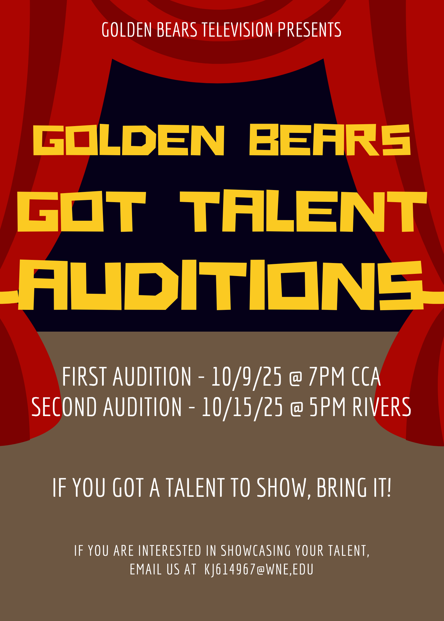 Golden Bears Got Talent Auditions